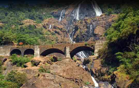 Visit Dudhsagar Waterfalls with Your Family