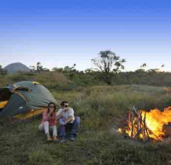 Experience Night Camping Bonfire And Barbecue with Your Family